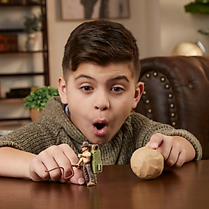 Indiana Jones Worlds of Adventure with Adventure Backpack Action Figure, 2.5-inch, Action Figures for Kids Ages 4 and Up