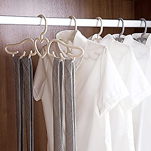 12 Pack Skirt Hangers for Women Multifunctional Clothes Hanger for Pants Shorts Underclothes Plastic Heart Hangers Cute Space Saving Hangers for Outside Closet (White)