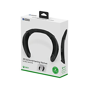 HORI 3D Surround Gaming Neckset - Wearable Speaker with Voice Chat Designed for Xbox Series X|S - Xbox Series X