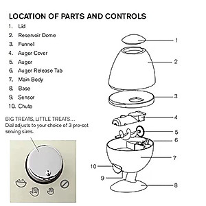 Activated Touch-free Dispenser Automatic Candy Dispenser Motion Activated Snack Dispenser Machine for Desk