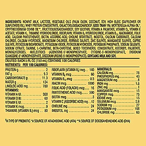 Amazon Brand - Mama Bear Infant Milk-Based Baby Formula Powder with Iron, Dual Prebiotics, Omega 3 DHA and Choline, Brain, Growth, Immunity, 22.2 Ounce