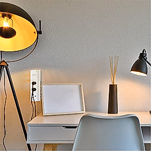 Tech2 Three Sided Surge Protector Power Strip with 9 Outlets & 2 USB Ports, Swivel Base Compact Design Fits in 1 Outlet for Home, School, or Office