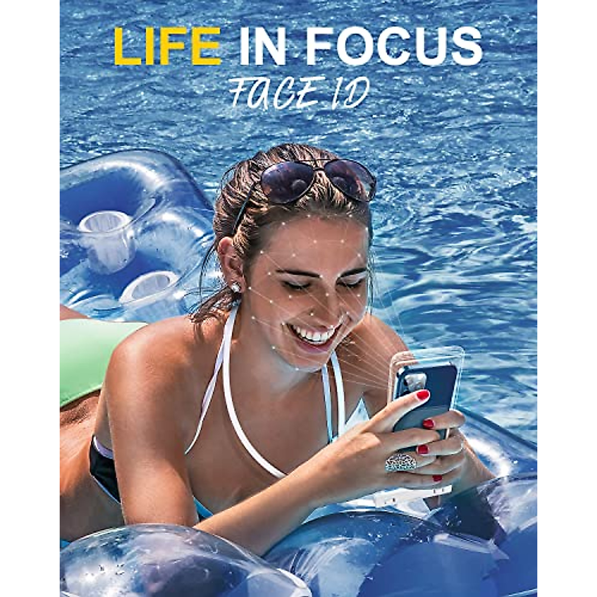 [2-Pack] Universal Waterproof Phone Pouch [Industry-First 3D Seamless Body] Humixx IPX8 Waterproof Phone Case for Beach Underwater Floating Cellphone Dry Bag with Lanyard, Fits All Phones Up to 7.8''