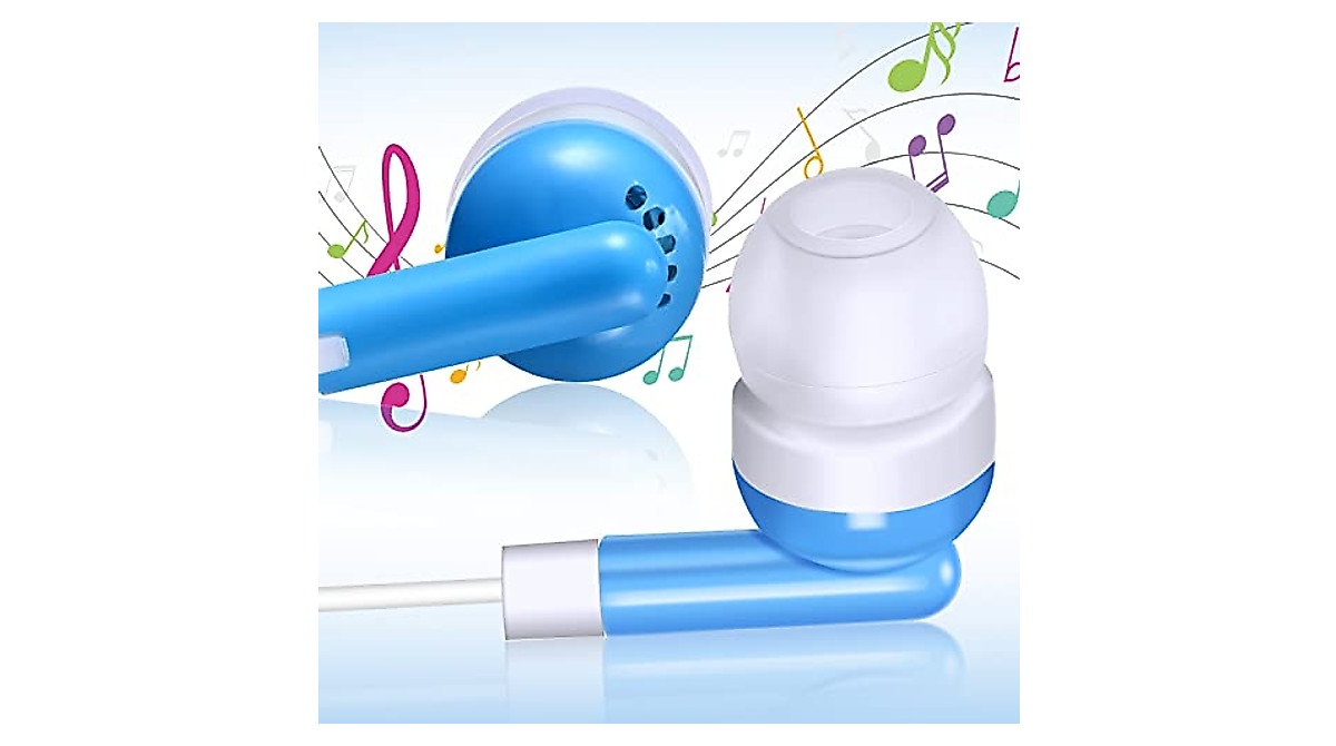 Konohan 60 Packs Kids Earbuds - Vibrant Classroom Headphones