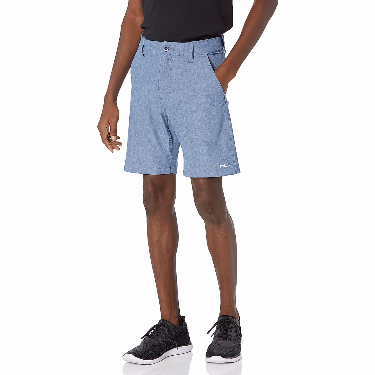 Huk Men's Beacon Quick-Drying Performance Fishing Shorts with UPF 30+ Sun Protection, Sargasso Sea, XX-Large