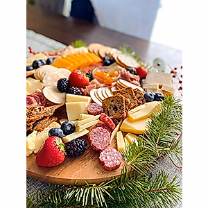 Woodard & Charles Round Lazy Susan Turntable with Stainless Steel Ball Bearing Mechanism (Brown)