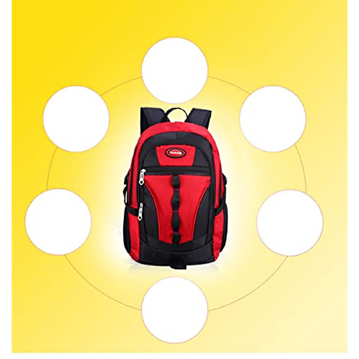 School Backpack Travel Bag for Men & Women Lightweight Water Resistant Durable Casual Schoolbag