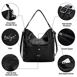 Handbags for Women Large Leather Ladies Hobo Bag Fashion Handbag Wallet Shoulder Bag