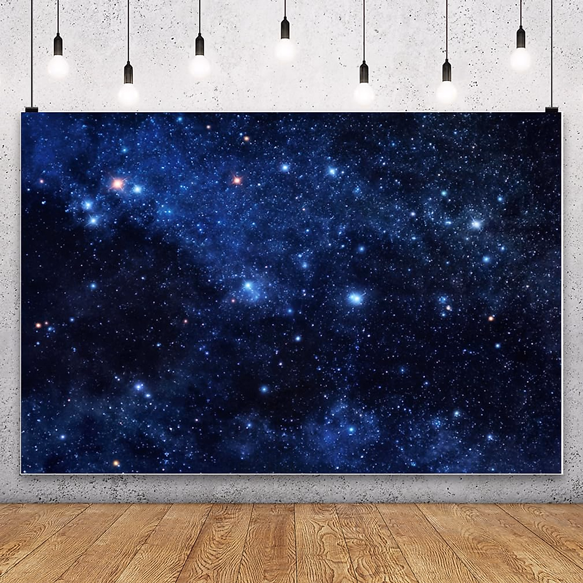 AOFOTO 7x5ft Nebula Photography Background Great Universe Milky Way Galaxy Backdrop Mysterious Starry Sky Outer Space Kid Baby Adult Girl Boy Portrait Photoshoot Studio Props Video Drape Wallpaper