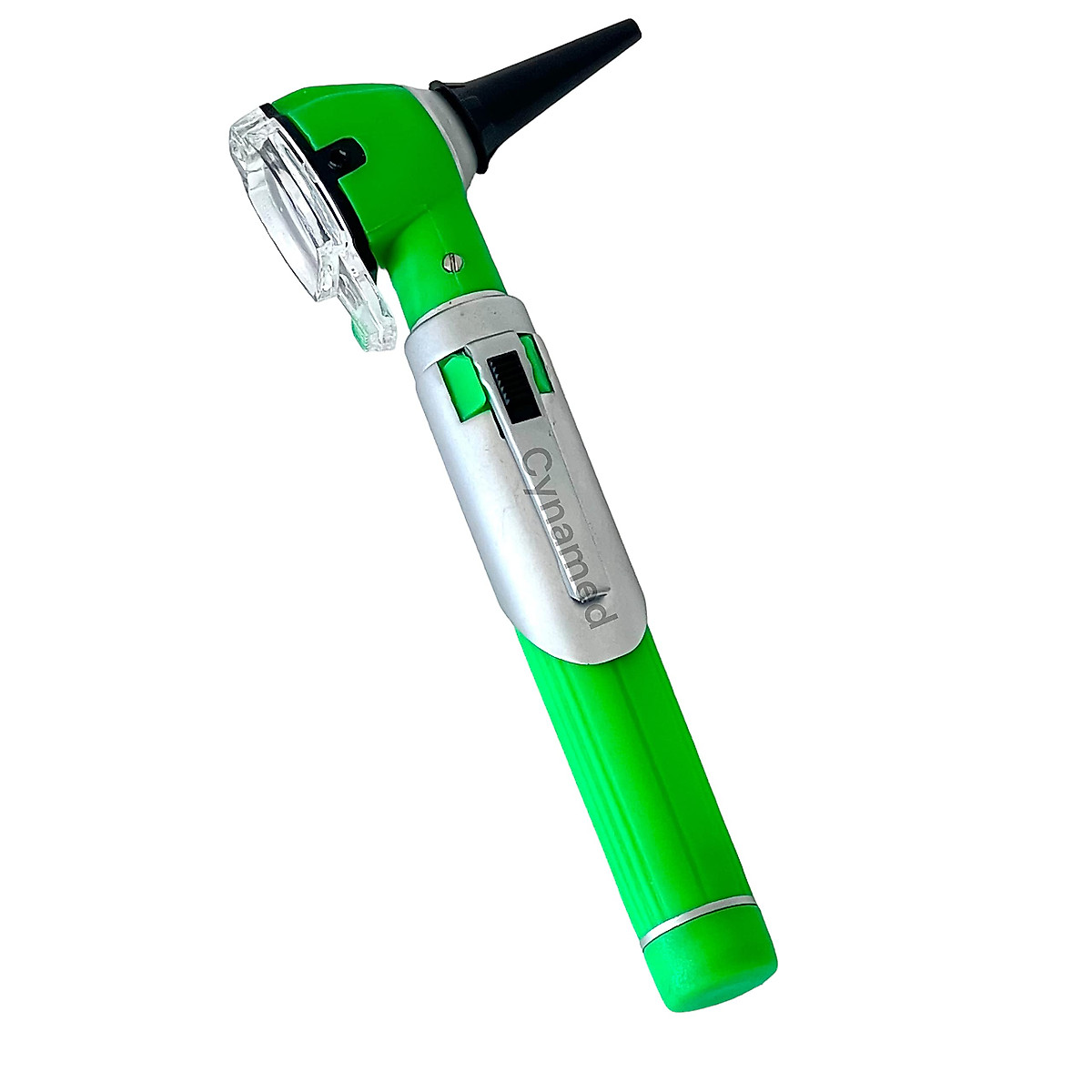 Cynamed Otoscope - Ear Scope with Light, Ear Infection Detector, Both Adult and Pediatric Disposable Specula Tips (Green)