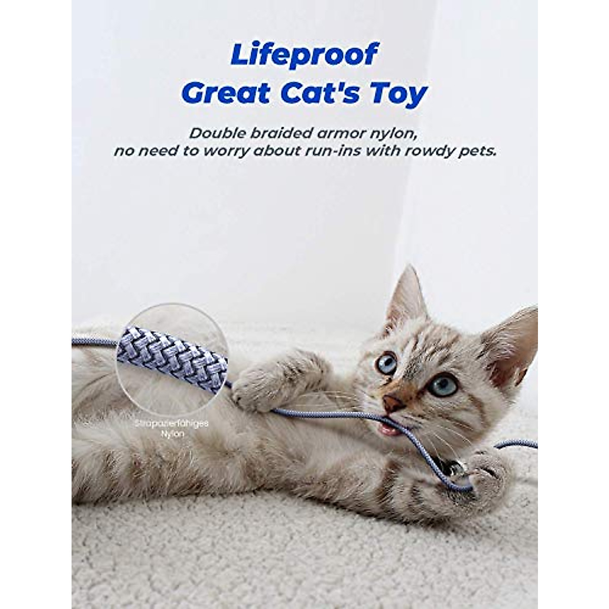 2-Pack Micro USB Cable [6.6ft], Unbreakable Android Micro USB Charging Cable, AINOPE Micro USB Fast Charging Cords for Android Nylon Compatible with Samsung Galaxy S6,J7 Edge Note 5, Kindle