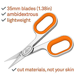 Slice 10546 Ceramic Scissor Wide Finger Loops for Larger Hands, 1 Pack