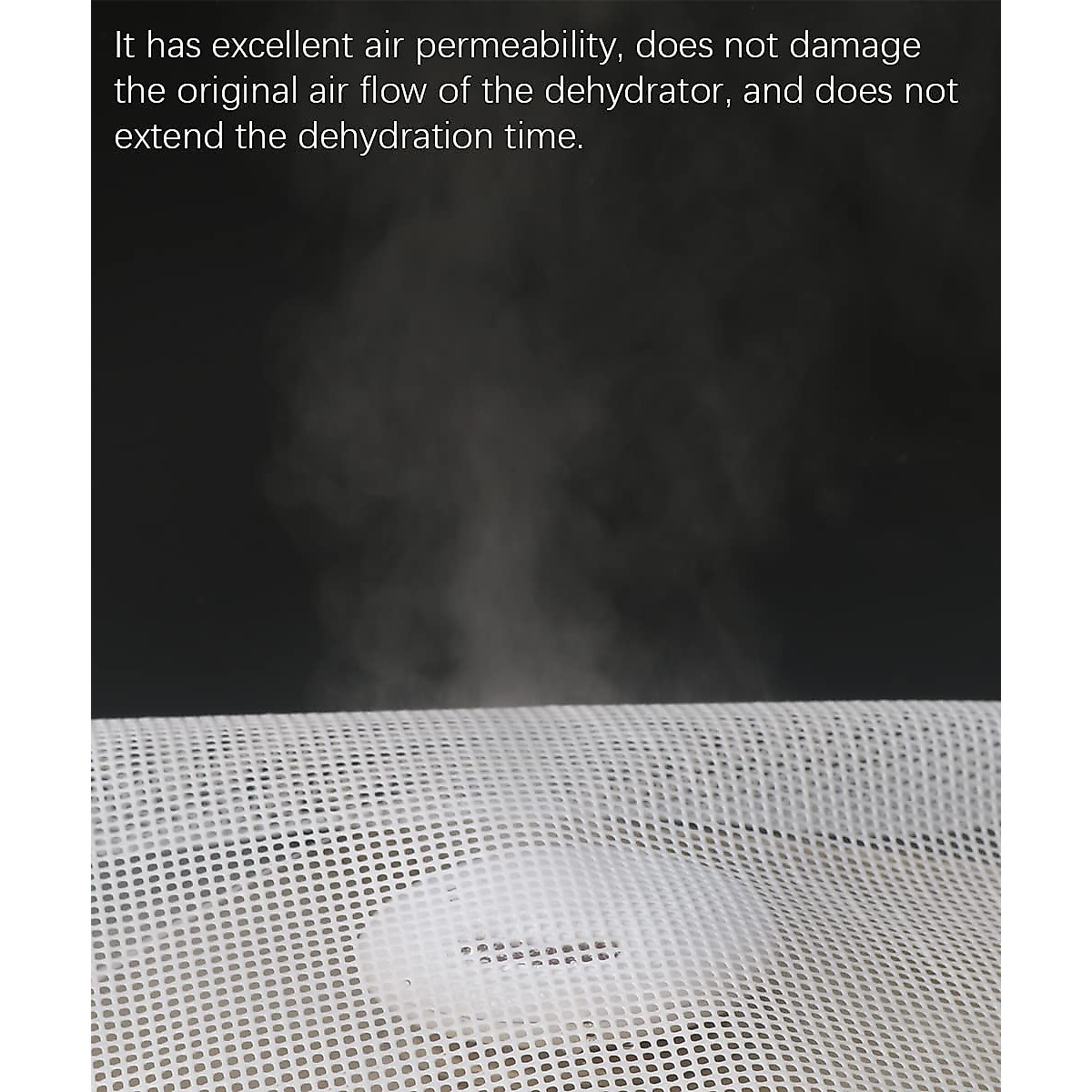 Kispog Silicone Mesh Dehydrator Sheets, for Food Dehydrator & Freeze Dryer, Premium Non-Stick Silicone Reusable, 6 Pcs/sets 14x14 in…