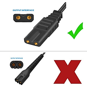 2V Shaver Charger for Wahl Shaver 8061 7357 7029 7356 7035 8163 7339 7367 7060 Replacement Whal Clipper Cordless Trimmer Power Cord Supply Adapter