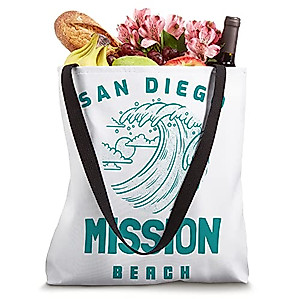 Beautiful Mission Beach San Diego California Tote Bag