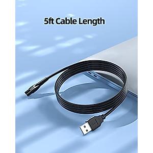 Replacement Charging Cable Fit for MANSCAPED Lawn Mower 3.0/2.0 Electric Trimmer AC Charger Power Supply Adapter Cord