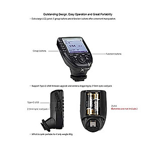 Godox V1S Professional Camera Flash Speedlite Fresnel Zoom Compatible with Sony a7R a58 a99 ILCE6000L a7RIII a7R3 a9 a77II a77 a350 Cameras for Photography + Godox XproS TTL Wireless Flash Trigger Tra