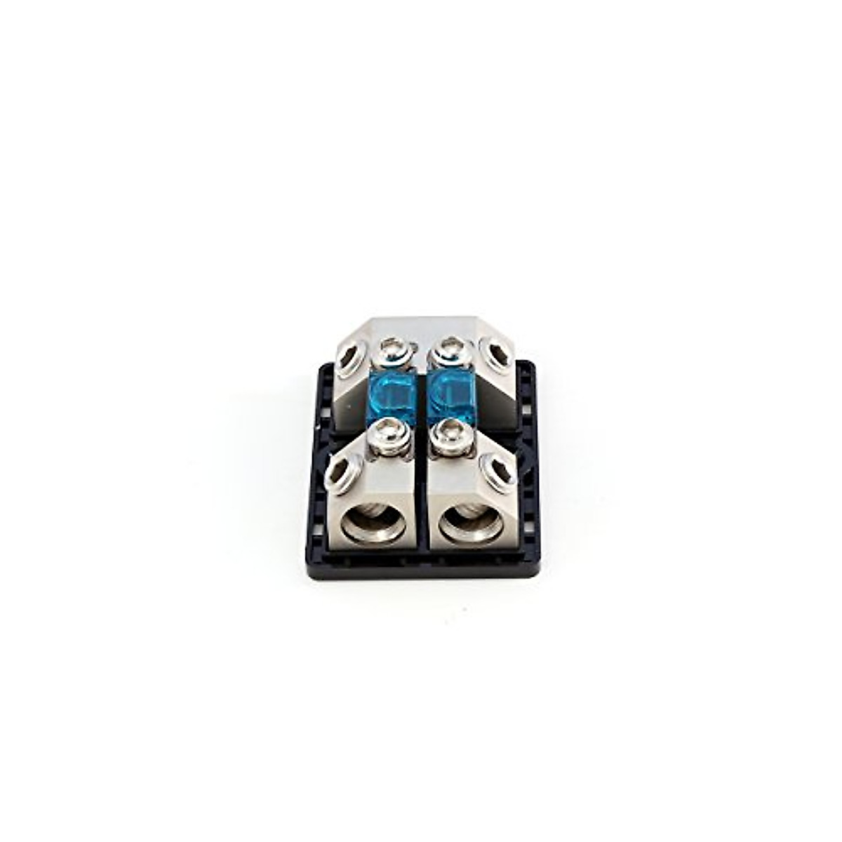 KnuKonceptz Bassik 2 Way Mini ANL Fuse Distribution Block - 1/0 Gauge to 1/0 or 4 Gauge - 150 Amp