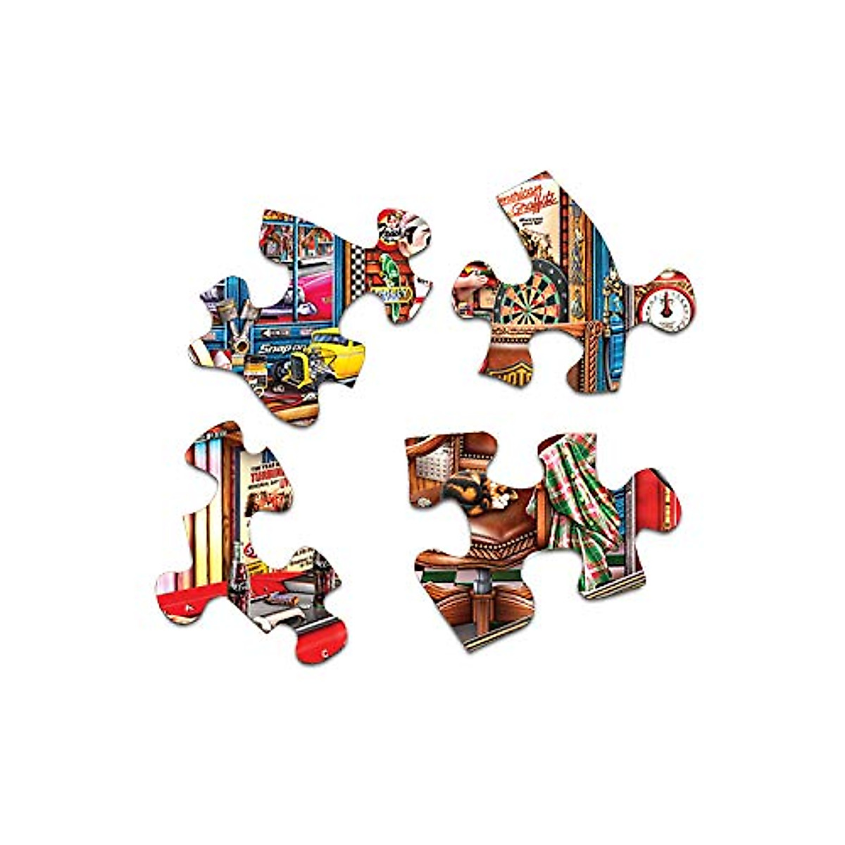 Springbok Majestic 500 Piece Wood Jigsaw Puzzle - Man Cave