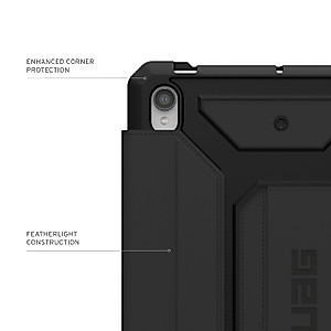 UAG Designed for Samsung Galaxy Tab S9 Case 11" 2023 SM-X710 Metropolis SE Black, Multi-Angle Kickstand Folio with Auto Wake/Sleep & S Pen Holder Rugged Protective Cover by URBAN ARMOR GEAR