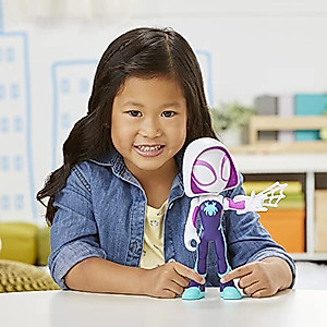 Marvel Spidey and His Amazing Friends Supersized Hero Multipack, 3 Large Action Figures, Preschool Super Hero Toy, Ages 3 and Up, 9 Inches (Amazon Exclusive)