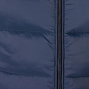 Amazon Essentials Women's Regular-Fit Lightweight Water-Resistant Packable Hooded Puffer Coat (Available in Plus Size), Navy, X-Large