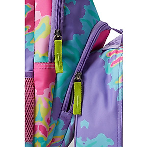 Western Chief Multi Compartment Backpack Bundle with Lunch Box and Pencil Pouch for Boys and Girls, Tie Dye, Medium