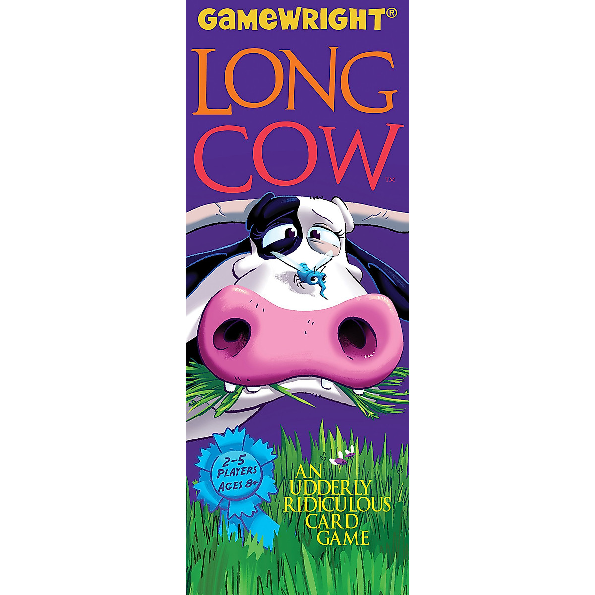 Gamewright Long Cow - an Udderly Ridiculous Card Game for 8 + Years Multi-colored, 5"