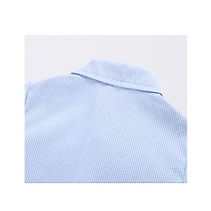 HeMarIsle Newborn Baby Boy Gentleman Suit Dressy Outfit Vest Tuxedo Onesie Romper (Dark Blue, 0-3 M)