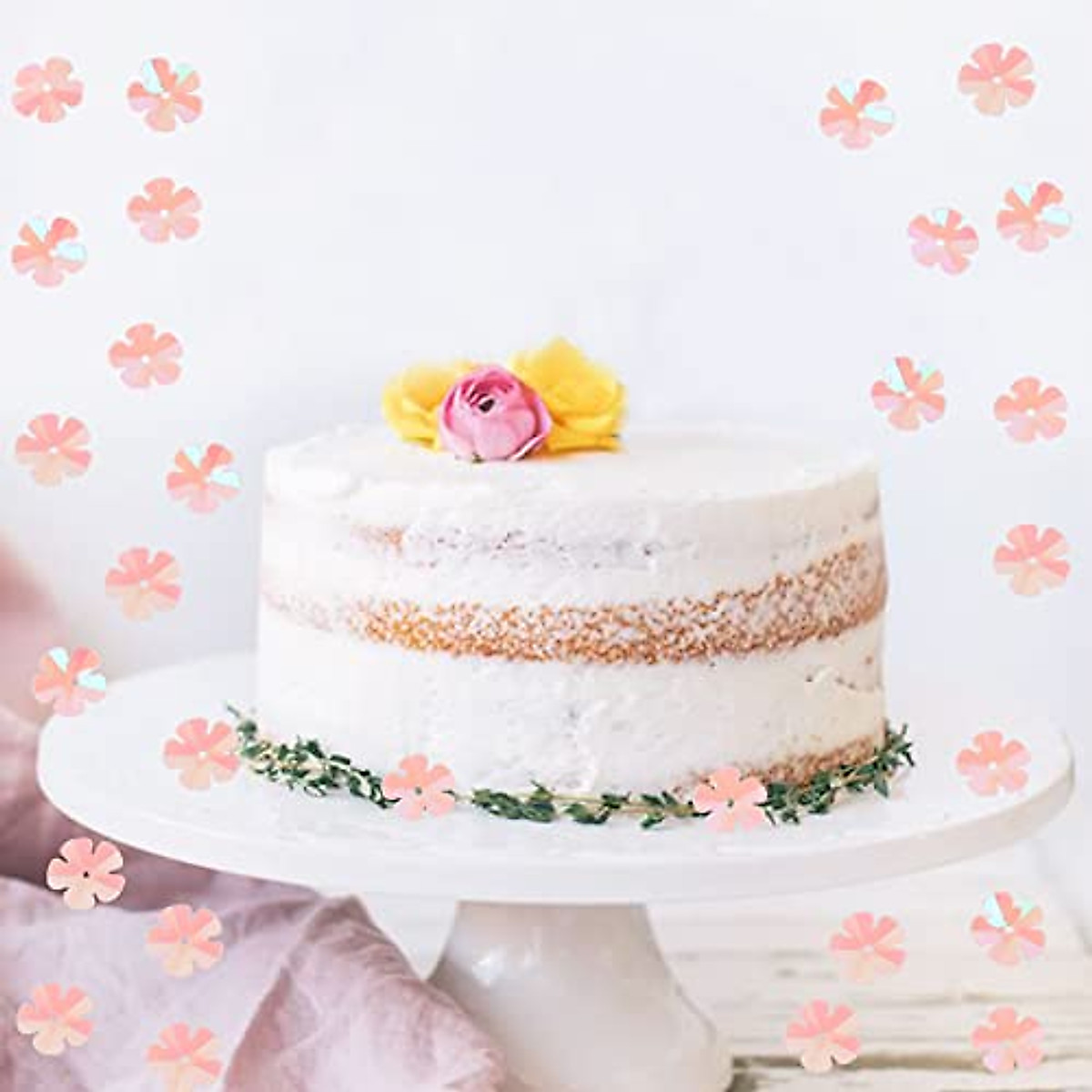 Keaziu 367Pcs Cherry Blossoms Confetti Bridal Baby Shower Wedding Birthday Party Decorations Engagement Party Decorations