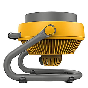 Vornado 783 Full-Size Whole Room Air Circulator Fan with Adjustable Height & 293 Large Heavy Duty Air Circulator Shop Fan, Yellow