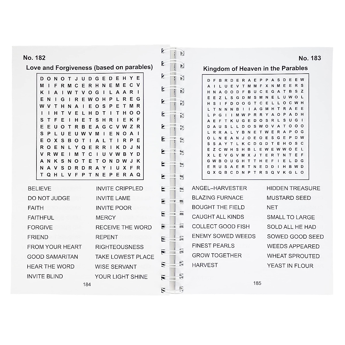 Large Print Bible Word Search Puzzle Book: Over 200 Puzzles to Complete with Solutions - Include Spiral Bound / Lay Flat Design and Large to ... for Inspirational Word Finds (Brain Busters)