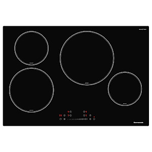 thermomate 30 Inch Induction Cooktop, 6500W Built in Induction Stove Top with 4 Boost Burner, ETL & FCC Certified Electric Cooktop, 9 Heating Level, Timer & Child Lock, Sensor Touch, 240V