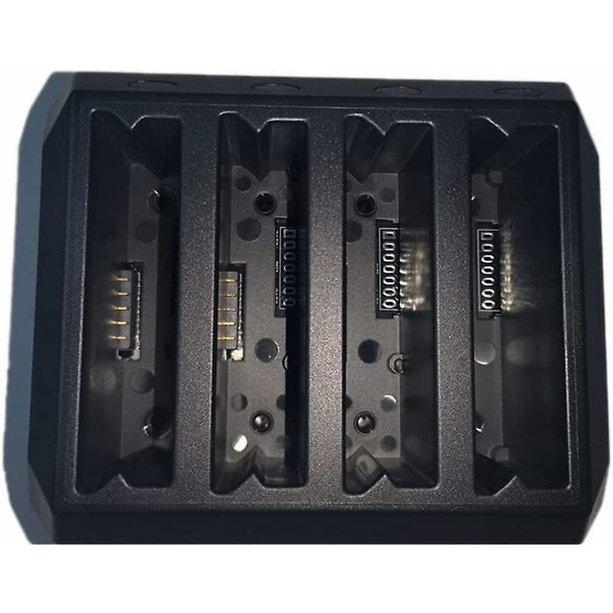 4-Slot Charging Cradle for Zebra TC51 TC510K TC52 Battery Charger Cradle with Adapter for Zebra TC56 TC57 Charging Accessories for Scanner