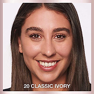 Maybelline Dream Radiant Liquid Medium Coverage Hydrating Makeup, Lightweight Liquid Foundation, Classic Ivory, 1 Count