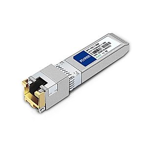 FLYPROFiber- 10GBase-T SFP+ to RJ45 for Ubiquiti, Unifi UF-RJ45-10G, Dream Machine Pro.10G-T RJ45 Transceiver for Ubiquiti, UBNT Unifi 10GBase-T Copper Module CAT6A/CAT7, 100FT(30M)