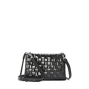 Vince Camuto womens Corah Large Crossbody, Black, One Size US