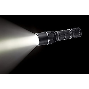 SureFire G2X Tactical Single-Output LED Flashlight with Tactical tailcap click switch, Black