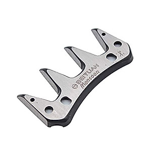 FUYUAN Sheep Shears Blades Straight Replacement 13-Tooth Electric Sheep Scissors, Universal Replacement Blades