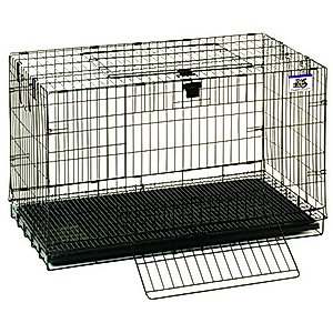 Pet Lodge® Rabbit Cage | Portable Wire Pop-Up Cage | Easy to Clean Pull Out Floors | Indoor Small Animal Cage | Medium