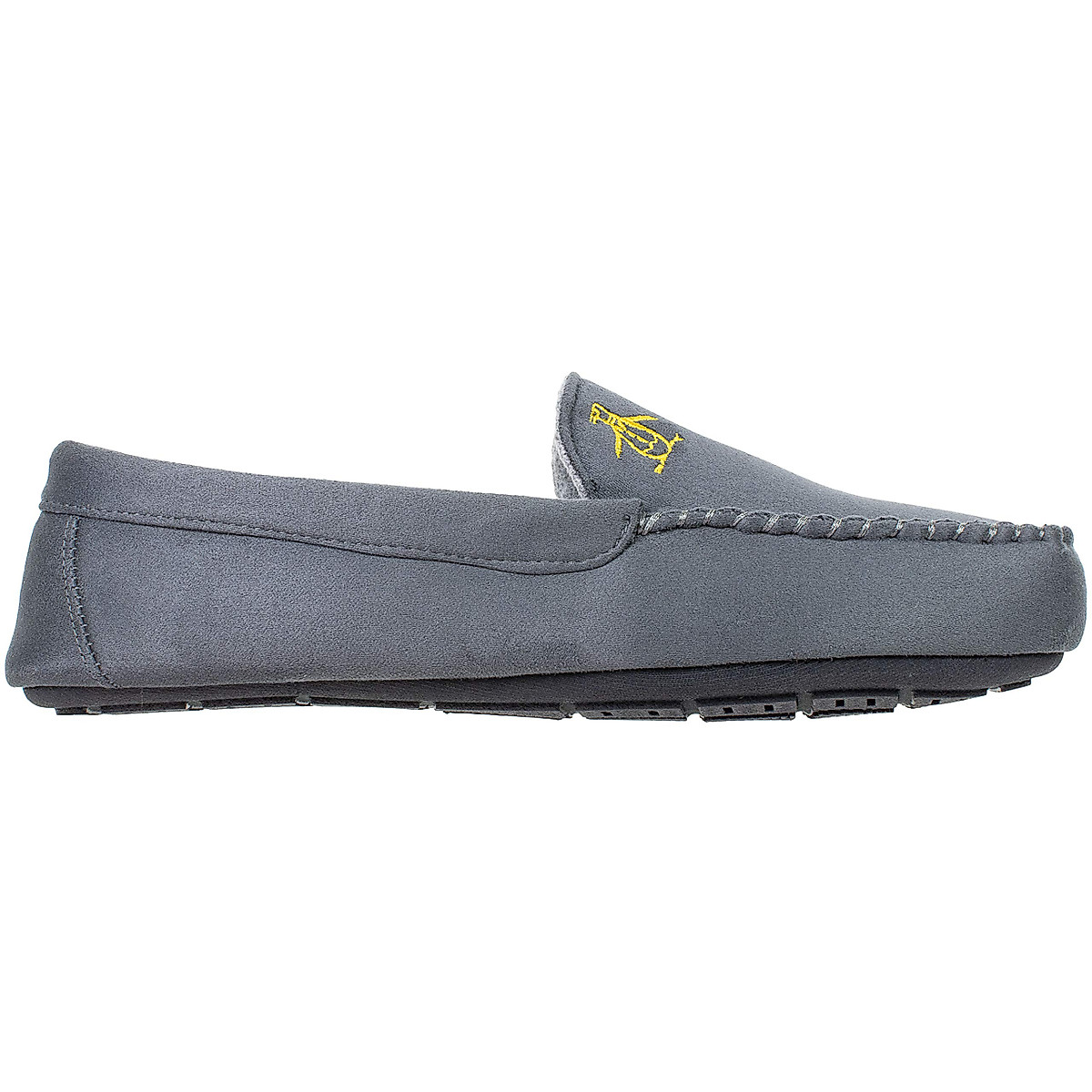 Original Penguin Mens Slippers, Microsuede Venetian Moccasin Slipper, Grey Plaid, Men's Size 10