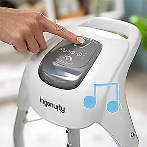 Ingenuity 2-in-1 SimpleComfort Lightweight Compact 6-Speed Multi-Direction Baby Swing & Rocker, Vibrations & Nature Sounds, 0-9 Months 6-20 lbs (Raylan)