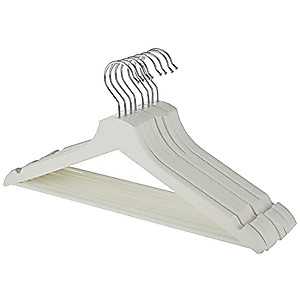 IKEA Bumerang 702.385.41 Wooden Clothes Hangers, Pack of 5, White