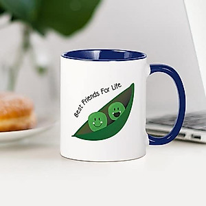 CafePress Best Friend Peas Mugs Ceramic Coffee Mug, Tea Cup 11 oz