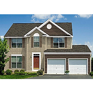 Cedar Impressions Double 9in. Staggered Rough Split Shakes (1/2 Square) Mountain Cedar