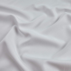 Gabardine Suiting Solid White, Fabric by the Yard