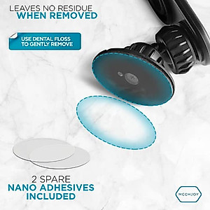 [2-Pack] Wall Mount for PopSockets, Socket Mount for Desk for Home, 2 Way 360 Degree Rotation, Super Strong Nano Adhesive, Compatible with All Sockets…