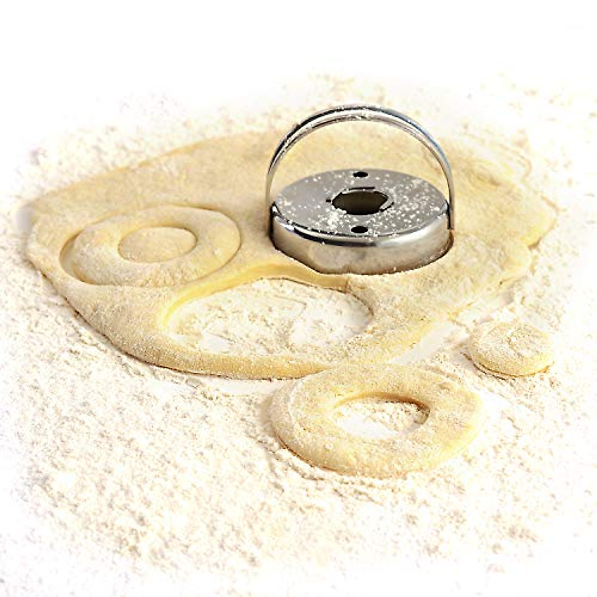 Norpro Stainless Steel Donut/Biscuit/Cookie Cutter with Removable Center 2.75in/7cm