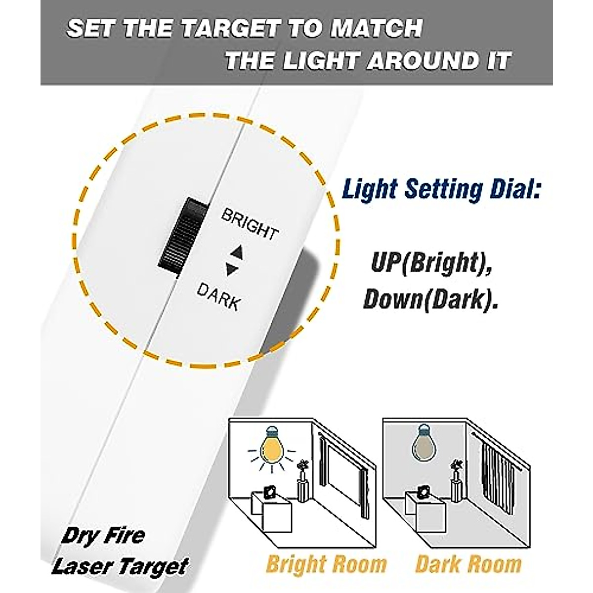 BOOLIT EYE 2nd Generation 9mm Dry Fire Training System, Laser Cartridge and Personal Electronic Target kit Safely Practice Steel Plate Sound and Flash Feedback