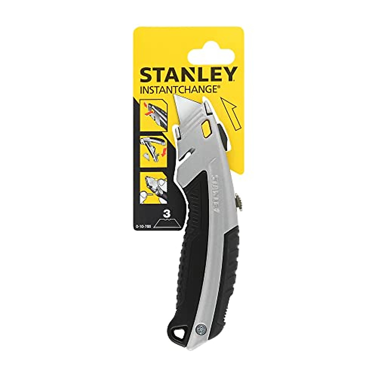 Stanley 0-10-788 Instant Change Retract Knife, Grey